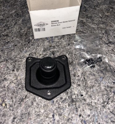BLACK Remote Starter Button Harley Sportster FXST FLST FXD chopper ...