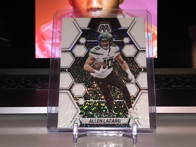 2023 Panini Mosaic Allen Lazard White Sparkle Prizm SSP New York Jets ...