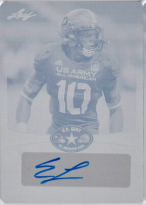 2013 E.J. LEVENBERRY Leaf US Army All-American Autograph Rookie Auto ...