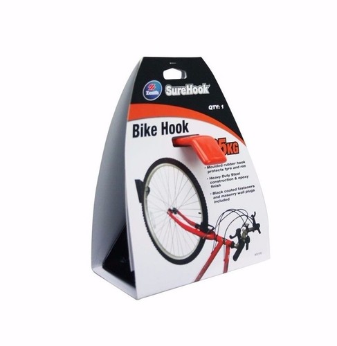 Zenith Sure Hook BIKE HOOK Hanger Moulded Rubber Heavy Duty Loads upto ...