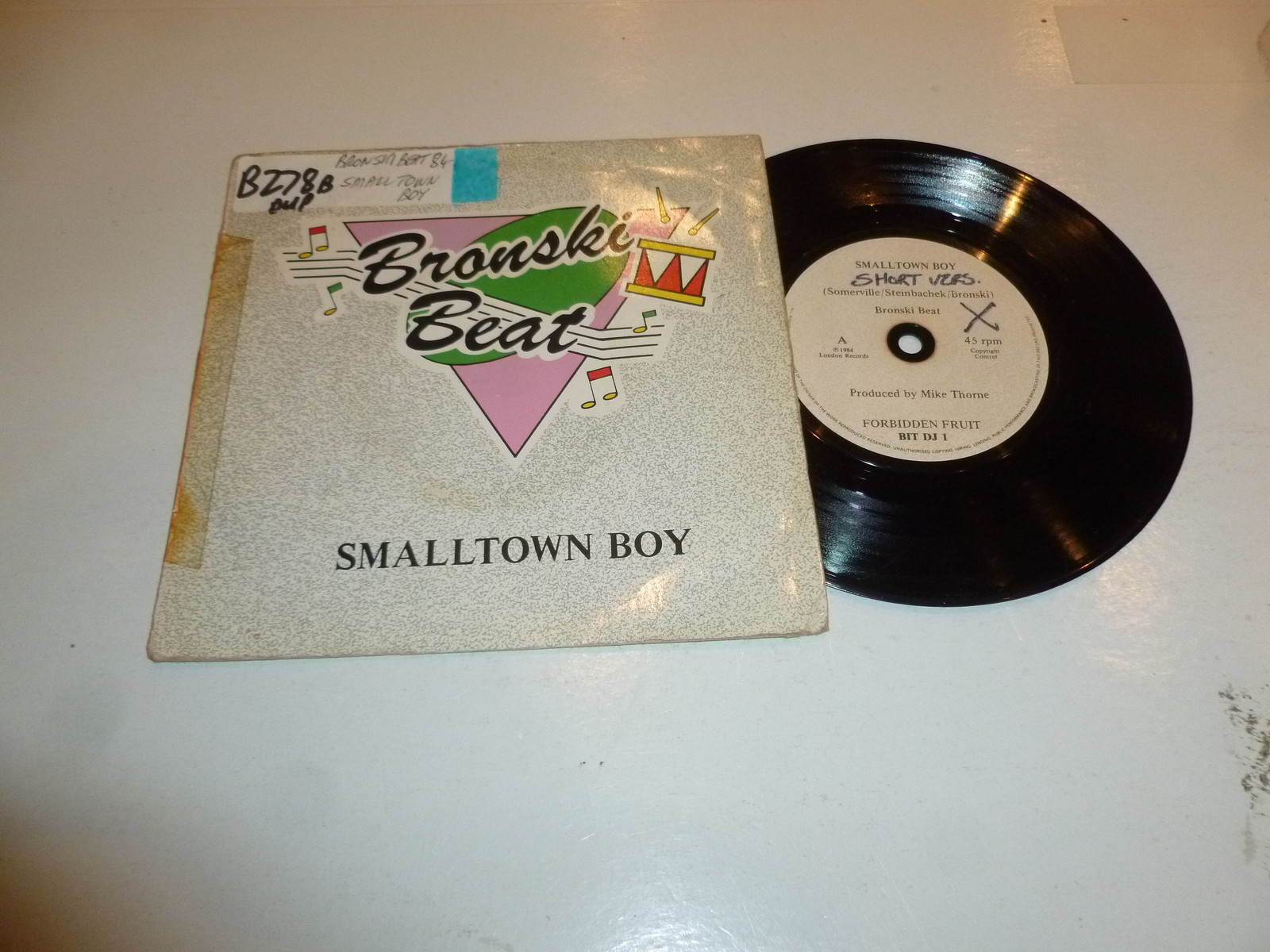 BRONSKI BEAT - Smalltown Boy - 1984 UK 7" vinyl single (DJ Promo Double ...