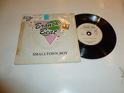 BRONSKI BEAT - Smalltown Boy - 1984 UK 7" vinyl single (DJ Promo Double ...