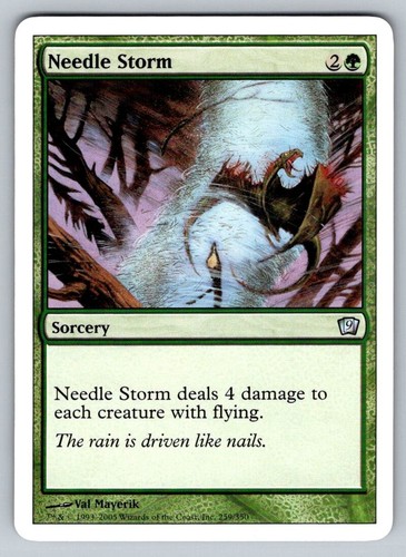 MTG Magic the Gathering 9th Edition Uncommon NM Needle Storm 259/350 | eBay
