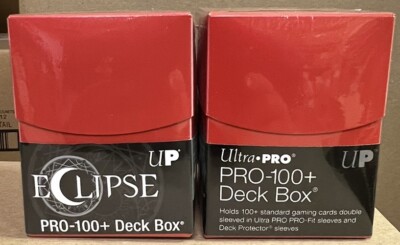 Ultra Pro Eclipse PRO-100+ Red Brand New | eBay