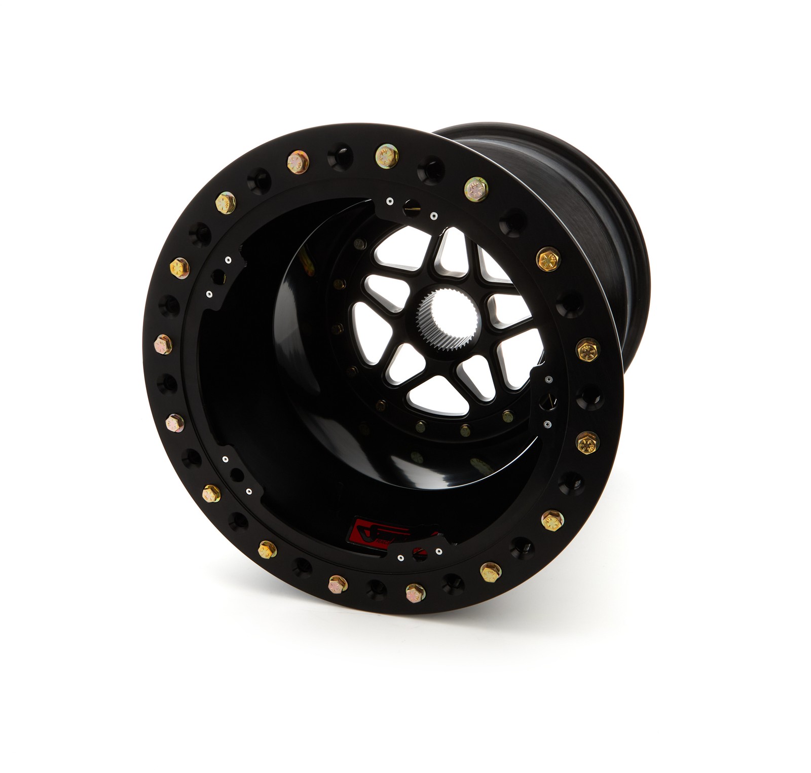 Sander SNDS15-176-SO2-B Anodized Black Aluminum 15 Inch Wheel Rim 15x17 ...