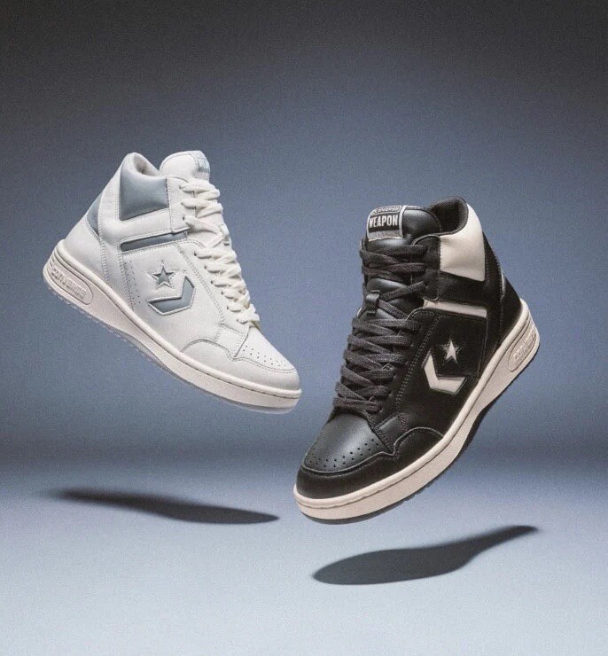 🔥Converse Weapon High 12 Black White Larry Bird OG CONS magic Mid ...
