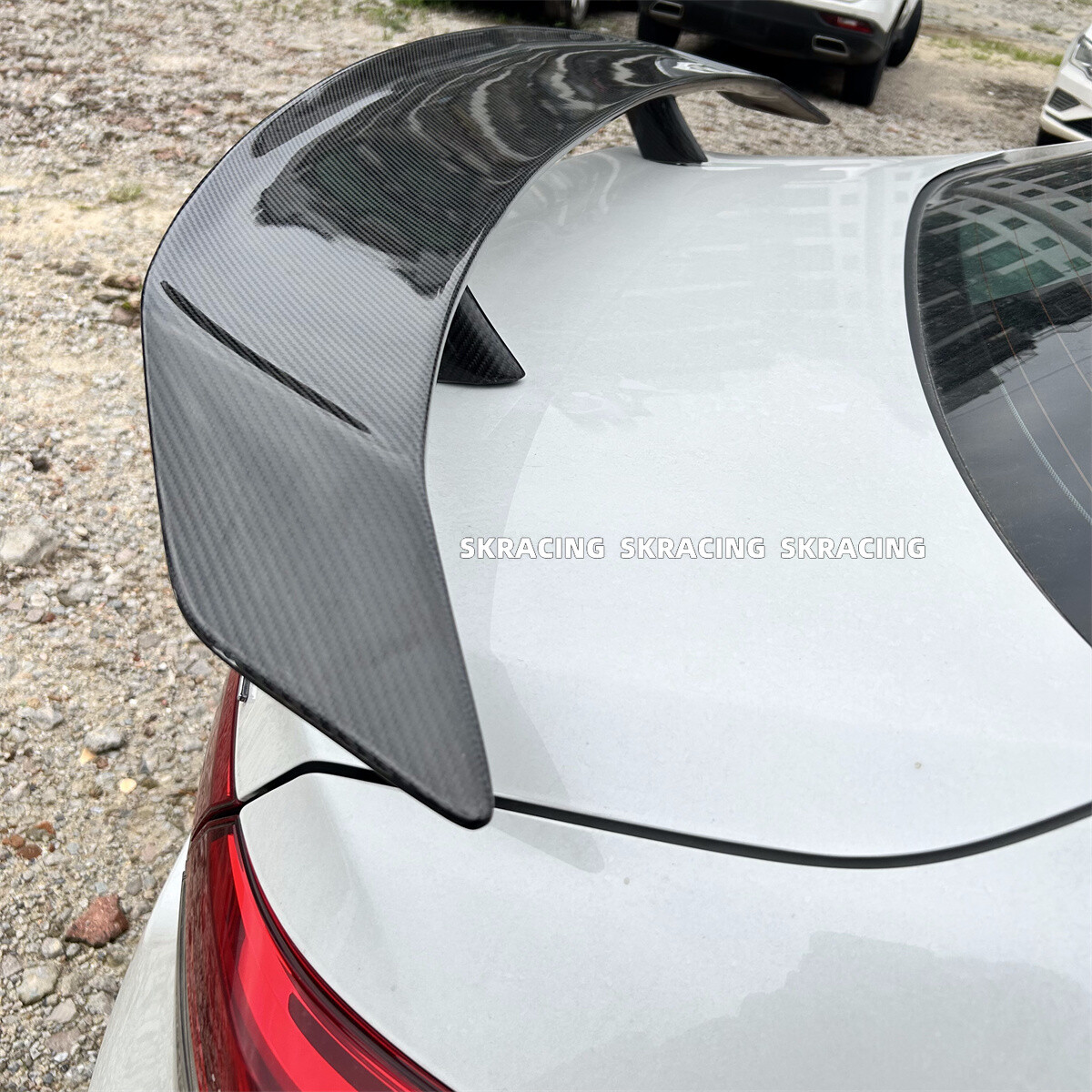 Universal GT-Style Racing For Car Real Carbon Fiber Wing Spoiler Rear ...