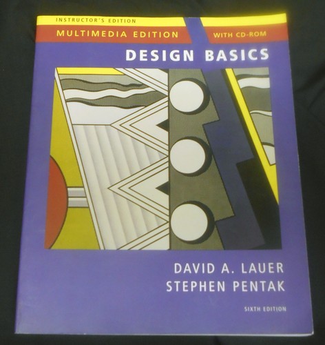 DESIGN BASICS, MULTIMEDIA EDITION By Stephen Lauer David; Pentak ...