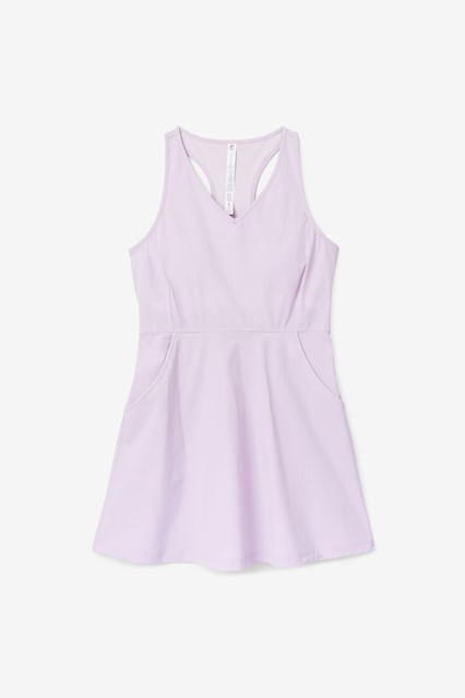 FILA Women's Tie Breaker Tennis & Racquet Dress Lavender Frost - SIZE X ...