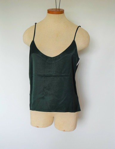 Nice Martin Sarah Cami Emerald Green Women's Tank Top Size Small | eBay