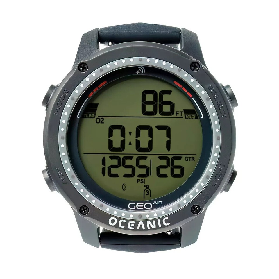 Oceanic GEO Air Scuba Diving Wrist Watch Dive Computer - Transmitter ...