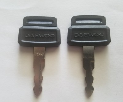 ( 2 ) Keys Daewoo D200 Excavator & Heavy Equipment with OEM Logo | eBay