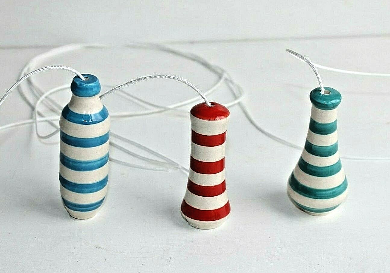 Ceramic Light Pull Light Switch Handle with Cord Various Designs | eBay UK
