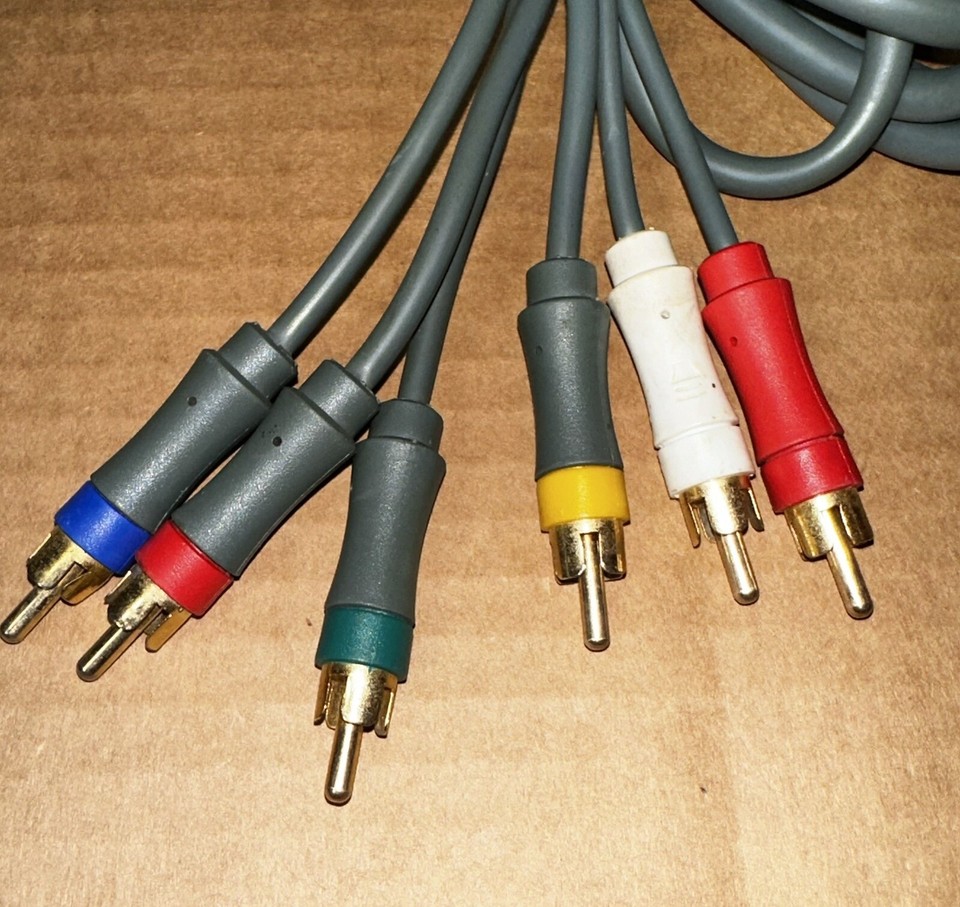 OEM Genuine Microsoft Xbox 360 Console Component HD AV Cable HDTV. | eBay