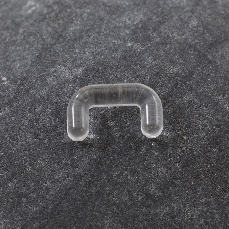 Septum Piercing Clear Retainer Jewelry 10g , 12g, 14g, 16g Available | eBay