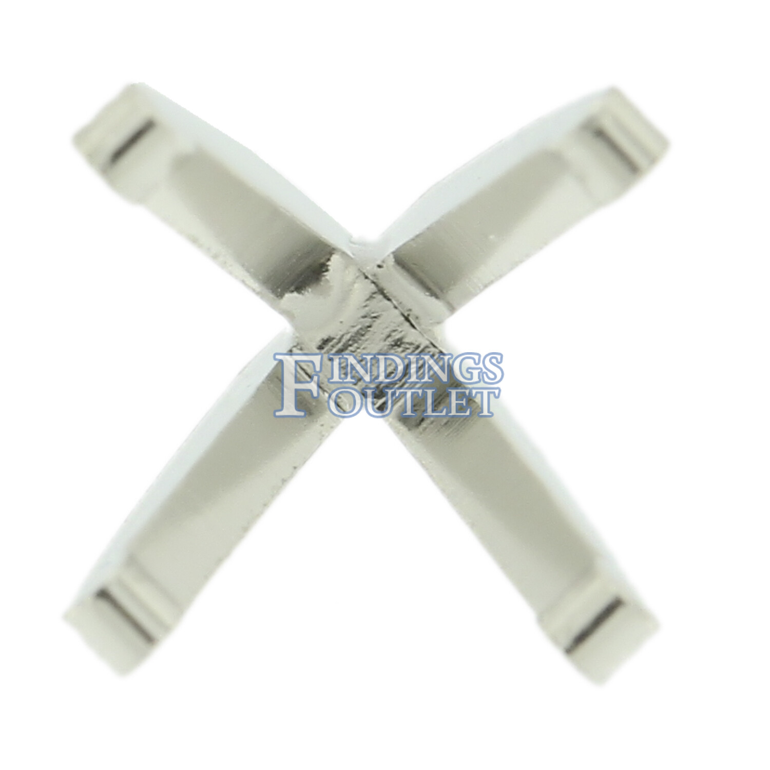Platinum Round 4 Prong Peg Head Setting Standard Style For Center Stone ...