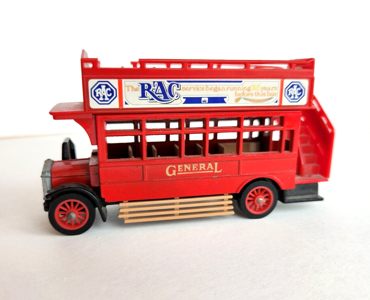 Matchbox/Lesney Models of Yesteryear Open Top Double Decker General Bus ...