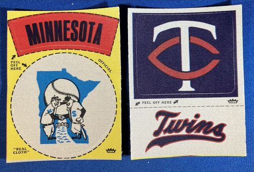 1968-72 fleer cloth baseball team stickers -Minnesota Twins | eBay