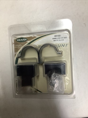 Weaver Detachable Top Mount 30mm Extended Front/Standard Rear Rings LOW ...