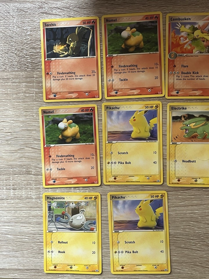 Lot Of 14 Pokemon Trainer Kit Latios & Latias Trainer Kit Non-Holo ...