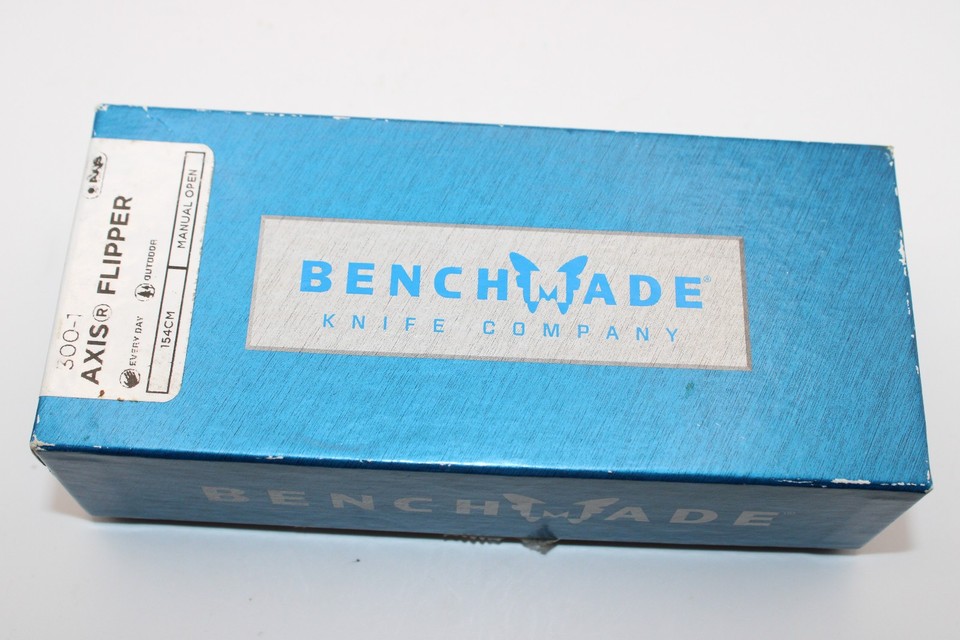 BENCHMADE 300-1 AXIS LOCK FLIPPER KNIFE 154CM BUTCH BALL DESIGN ...