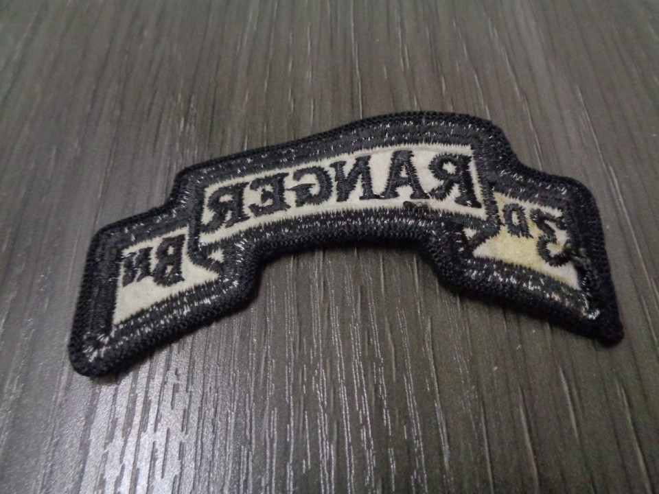 Original U.S. Army 3RD BN Battalion Ranger Subdued Scroll Patch OD ...