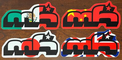 Mountain High Resort Flag Sticker 6 in x 2.8 in Skiing Snowboard Decal ...