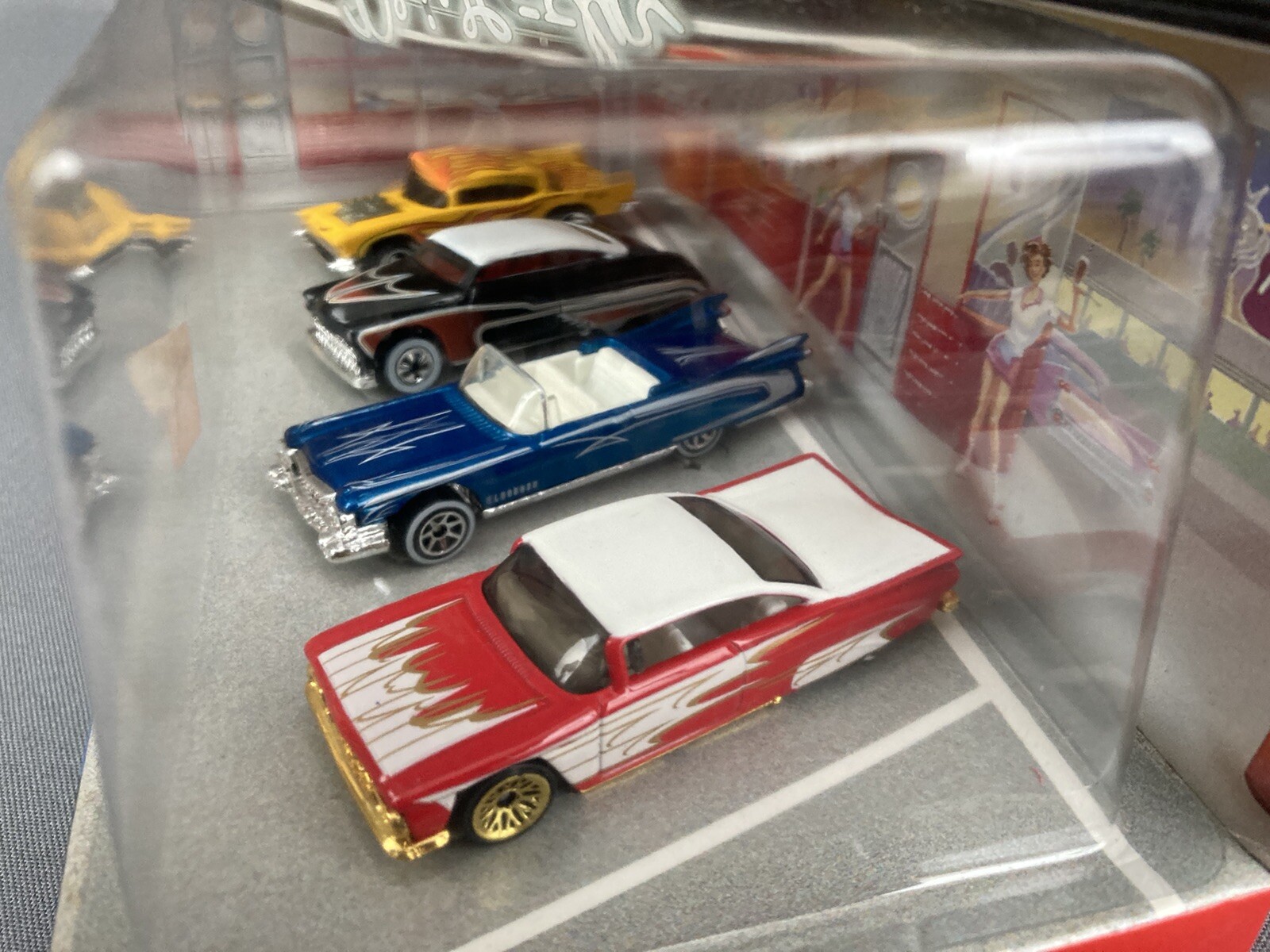 Hot Wheels Drive-In Hot Nights 4 Car Box Set Target Exclusive 1/64 ...
