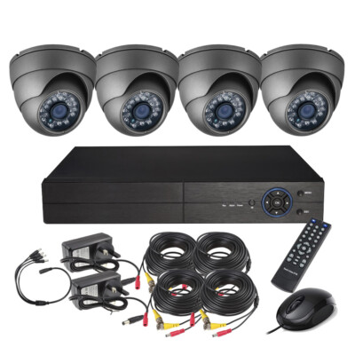 CCTV Camera System DVR 5MP Lite 8 Channel Video Recorder With Hard ...