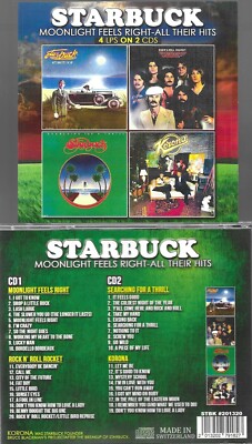 STARBUCK-Moonlight Feels Right/All Their Hits-4 LPS on 2 CDs | eBay
