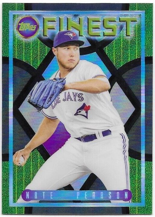 2022 Topps Finest Flashbacks - Nate Pearson #53 Black Refractor /25 for ...