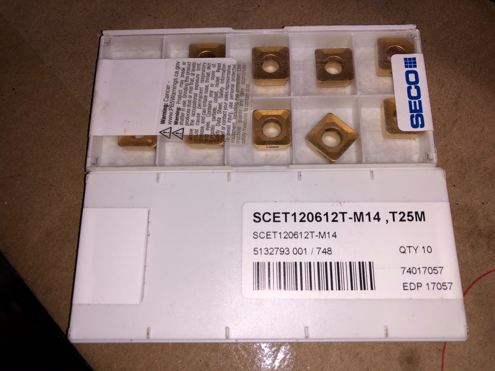 SECO 10 X SCET 120612t-m14 T25m for sale online | eBay