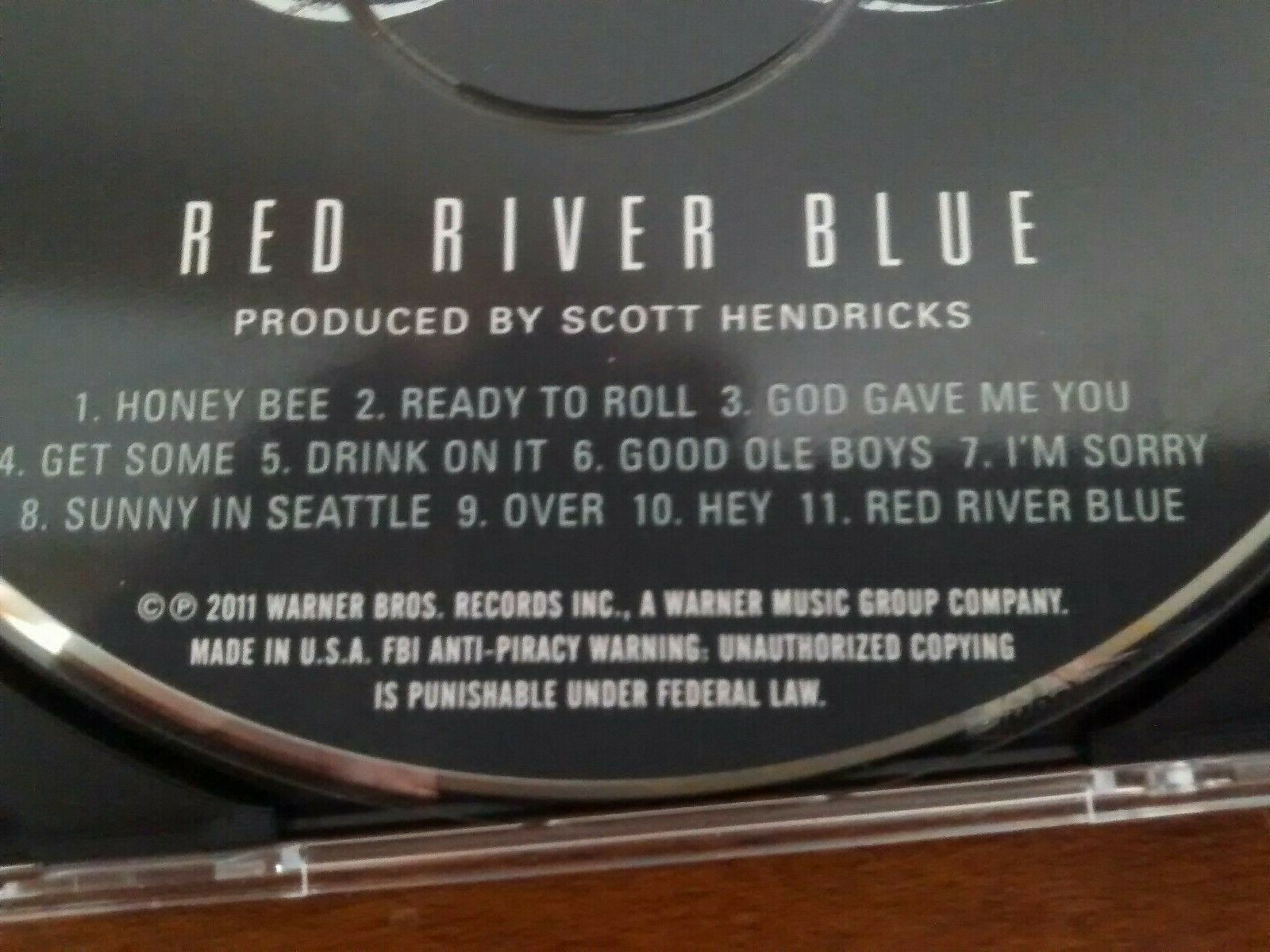 Blake Shelton Red River Blue CD 2011 527370-2 | eBay