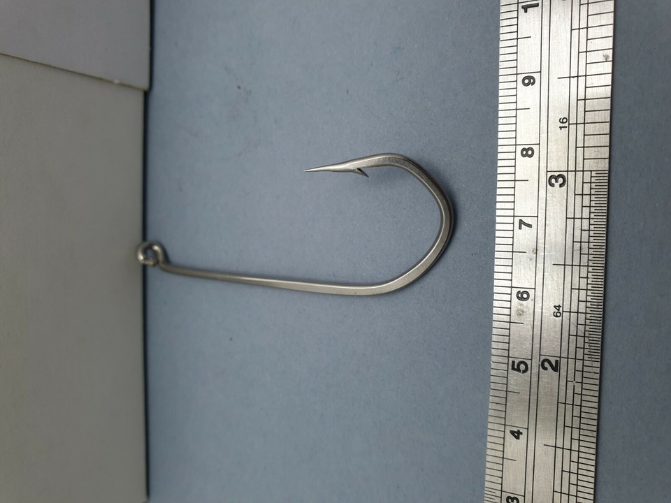 1pk Maruto French Forged Hook SS-6000 Stainless Steel 100pcs Fish Hooks ...