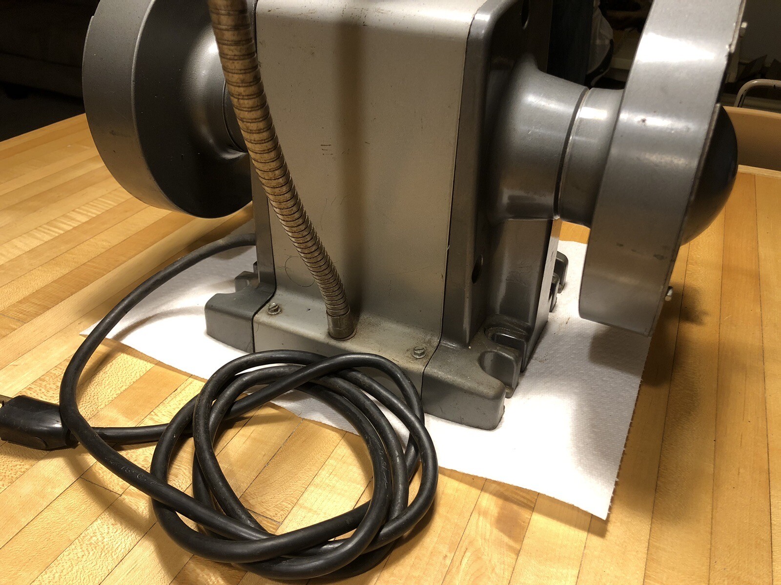 1976 Sears Craftsman 6” Block Bench Grinder 1/3HP 397.19391 Cast Tool ...