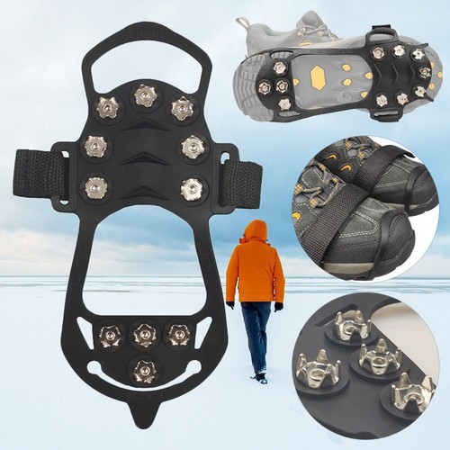 Boots Ice Grippers Ice Snow Shoes Spikes Anti Slip Crampons Cleats ...