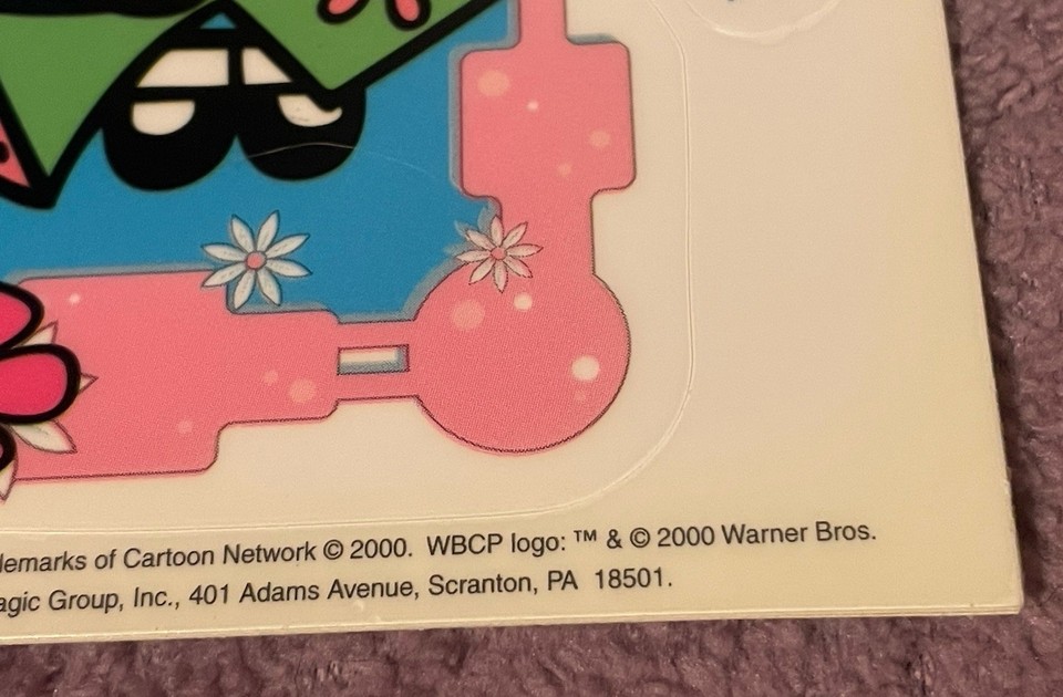The Powerpuff Girls Static Cling Window Decorations 2000 Cartoon ...