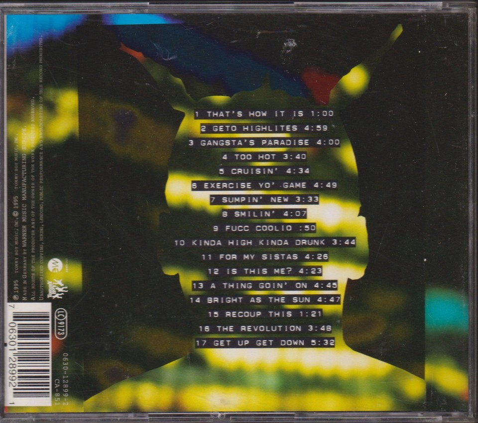 Coolio - Gangsta's Paradise - Album CD - TBE | eBay