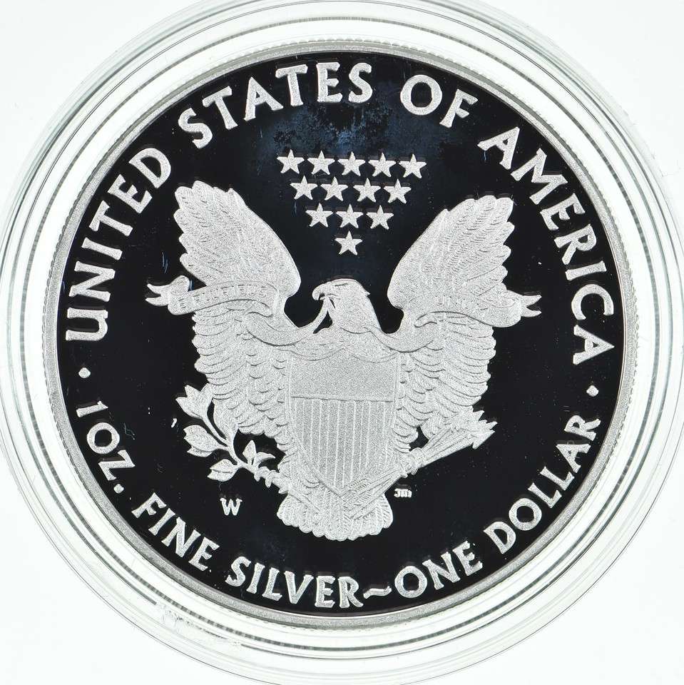 2011-W American Silver Eagle PROOF 1 Oz Silver - Coin & Box & COA | eBay