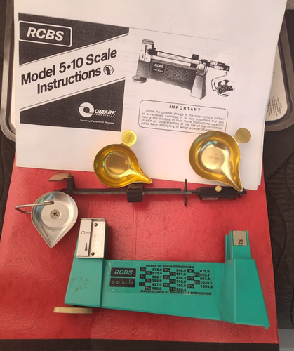 RCBS Model 5-10 510 Reloading Scale | eBay