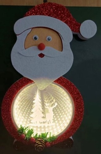 30cm LED Infinity Santa Light | eBay