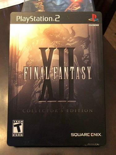 Final Fantasy XII Collector's Edition Steel case Playstation 2 PS2 w ...