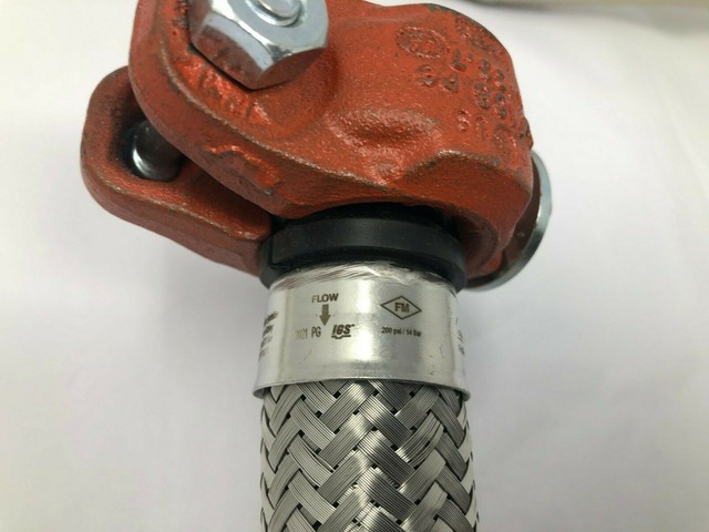 Victaulic AH2-CC-48 48" /4" Vic-Flex AH2 SS Sprinkler Braided Hose for ...