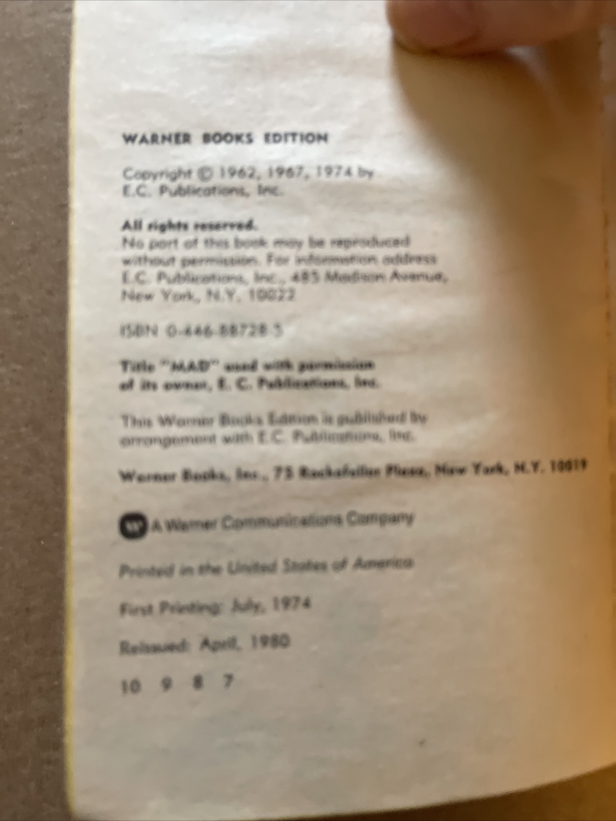 The Questionable Mad (1980 Paperback) Good Shipping included ...