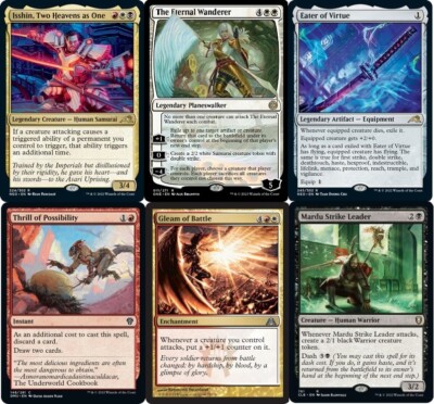 EDH Samurai 100 Card Deck - MTG Magic Isshin Commander - The Eternal ...