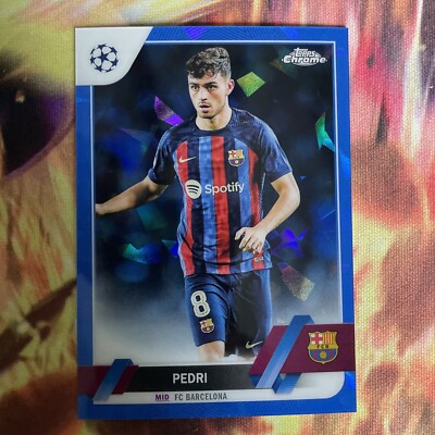 2022-23 Topps Chrome Sapphire UEFA Pedri | eBay