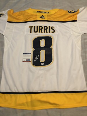Kyle Turris Signed Autographed Nashville Predators Jersey Stanley Cup ...