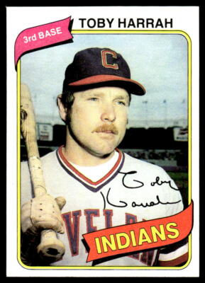 1980 Topps Toby Harrah #636 Cleveland Indians Baseball Card | eBay