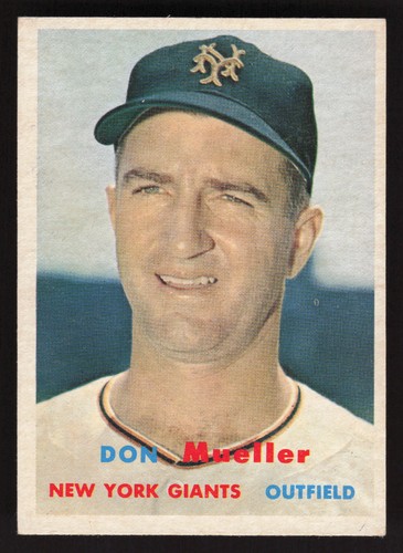 Don Mueller 1957 Topps #148 New York Giants EX |0206 | eBay