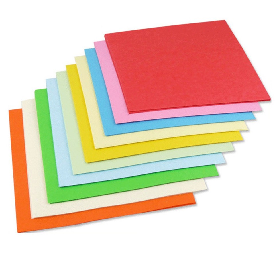 200pcs Colored Origami Paper Handcraft Paper Funny DIY Folding Paper ...